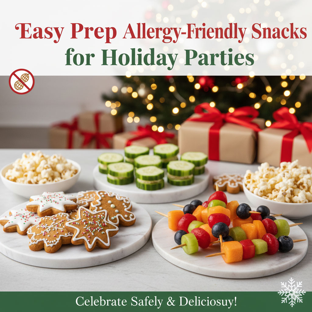 Easy Prep Allergy-Friendly Snacks for Holiday Parties – No Nuts!