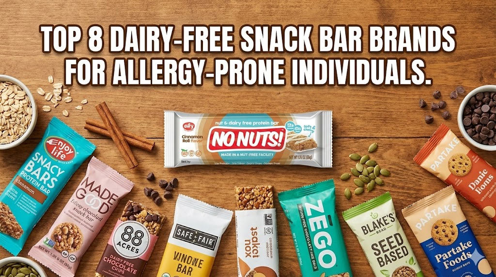 Top 8 Dairy-Free Snack Bar Brands for Allergy-Prone Individuals – No Nuts!