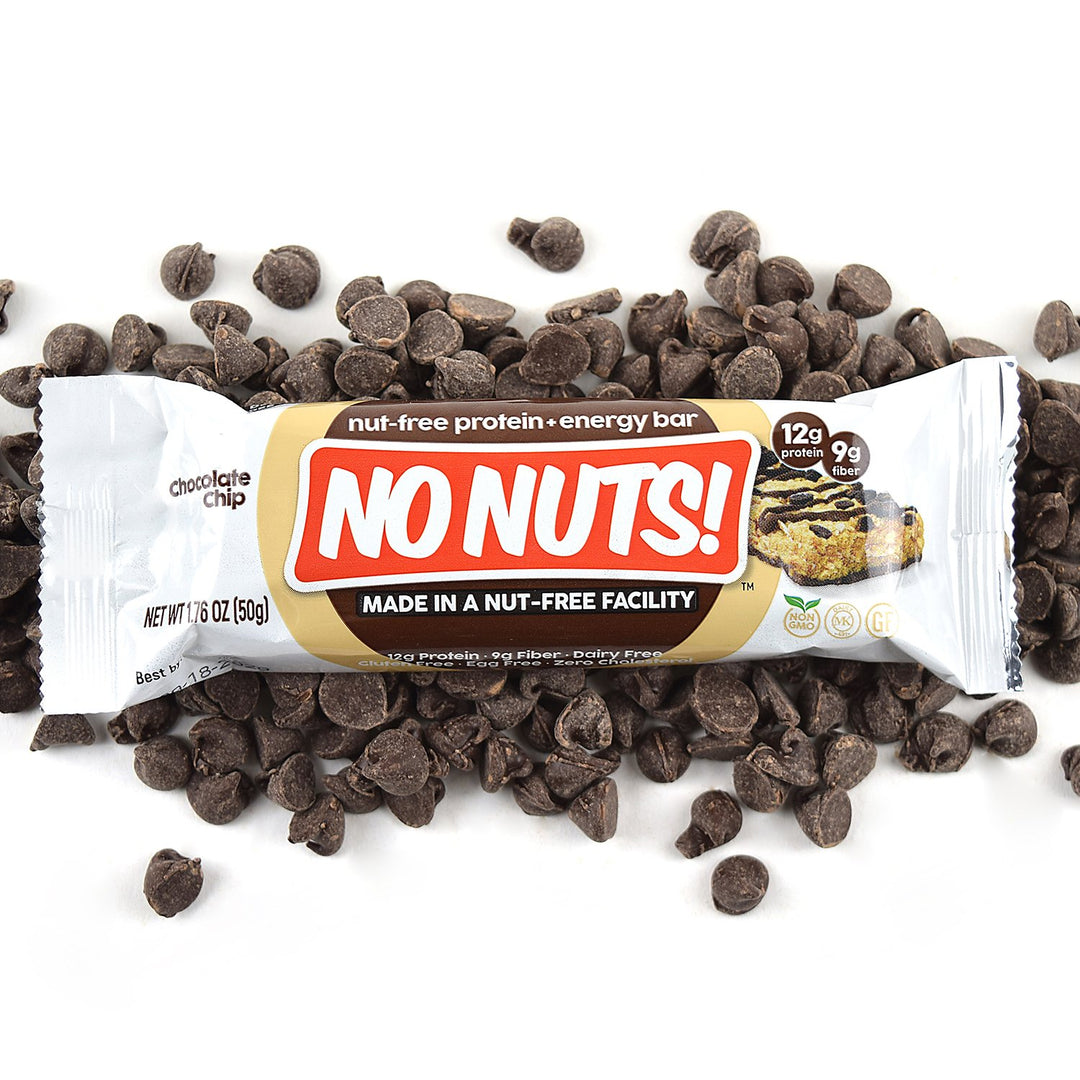 No Nuts! Nut-Free Chocolate Chip Snack Bars