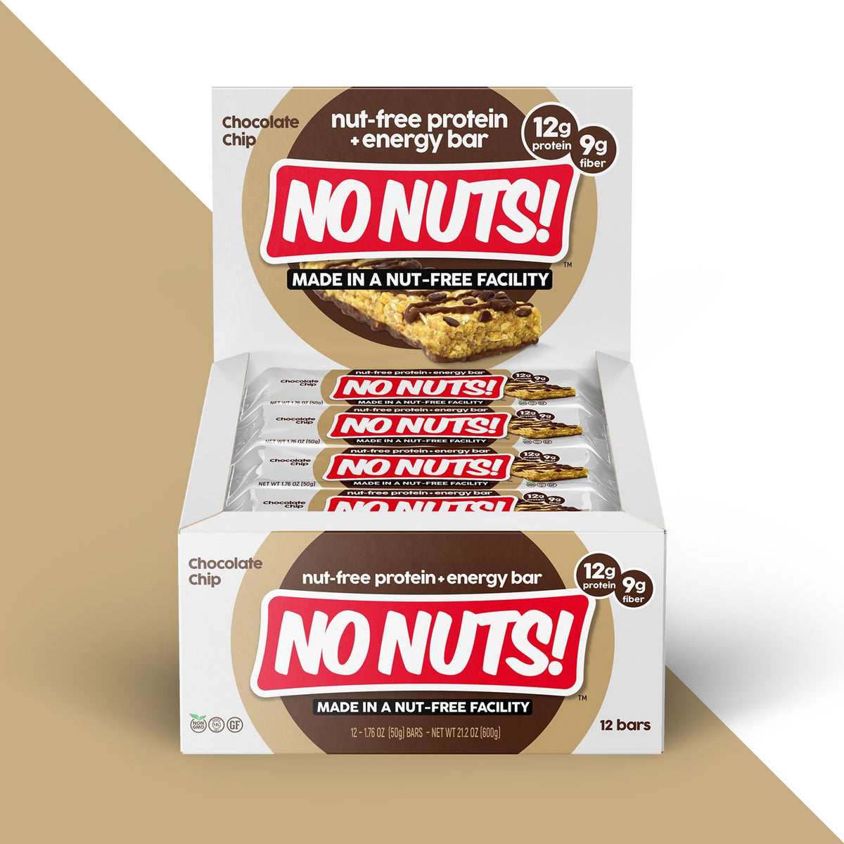 No Nuts! Nut-Free Chocolate Chip Snack Bars